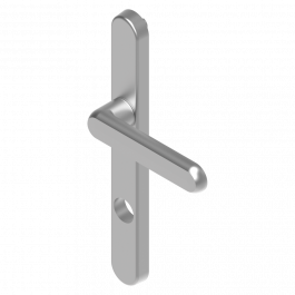 Lever on back plate lowered KABA outside