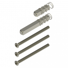 Mounting kit split spindle panic lock B for panel = 80 mm