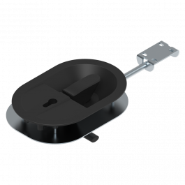 Oval cylinder lock for EPC for panel 40 mm