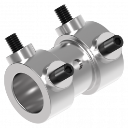 Fixed coupler 1" for hollow shaft