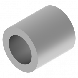 End press clamp 6 mm round