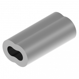 Cable clamp 3 mm oval