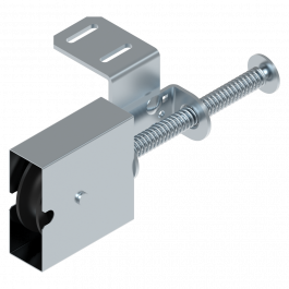 Manual chain tensioner for chain hoist