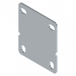 Panel connection plate
