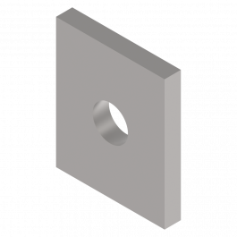 Infill plate for Luxe-Line lock
